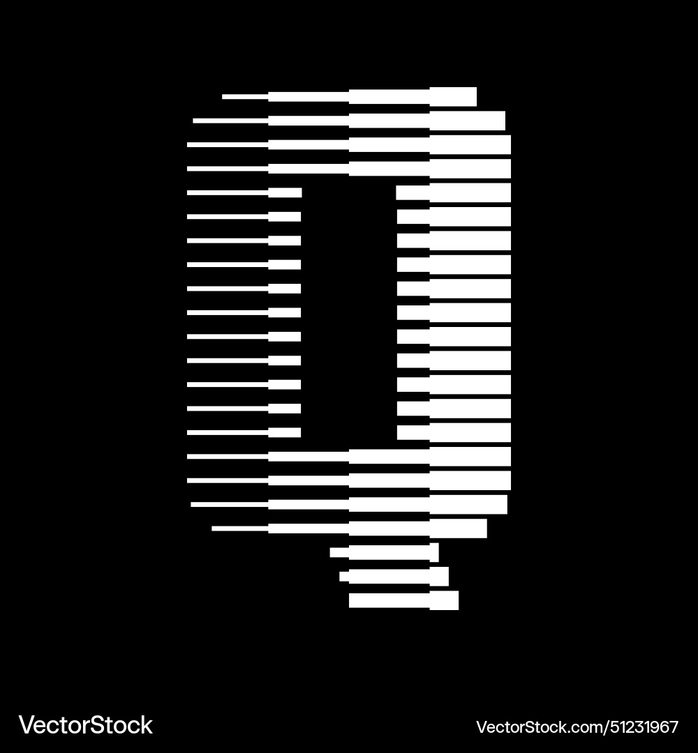 Q letter lines logo icon Royalty Free Vector Image