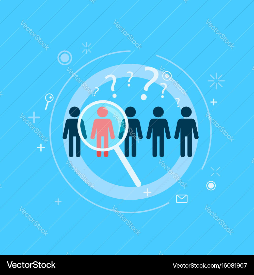 Target Group Focus Royalty Free Vector Image - VectorStock