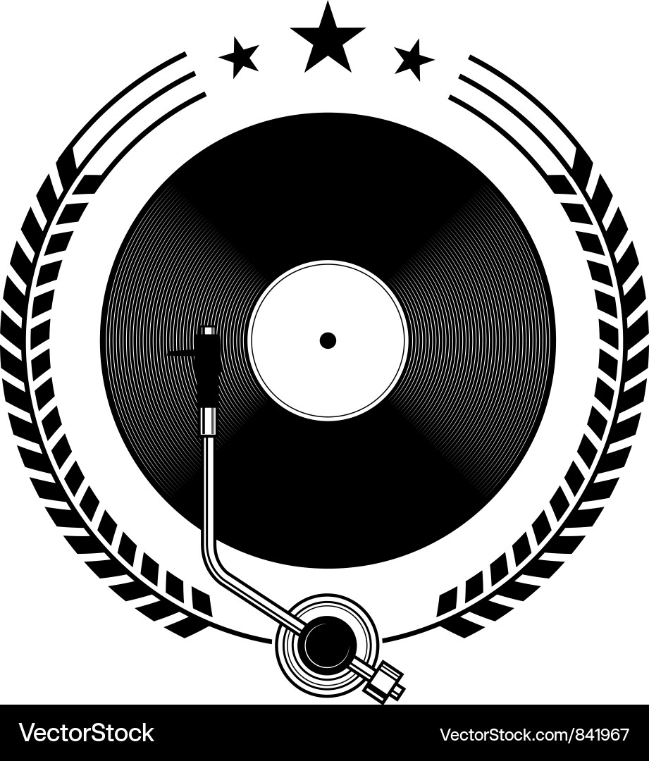 Vinyl Texture Disc Retro Vector Images (over 340)