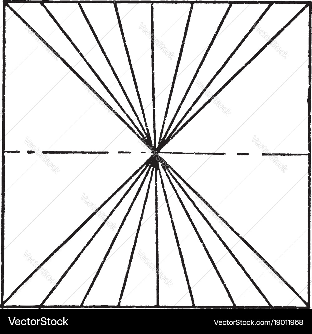 Vanishing Point Geometry – Royalty-Free Vector | VectorStock
