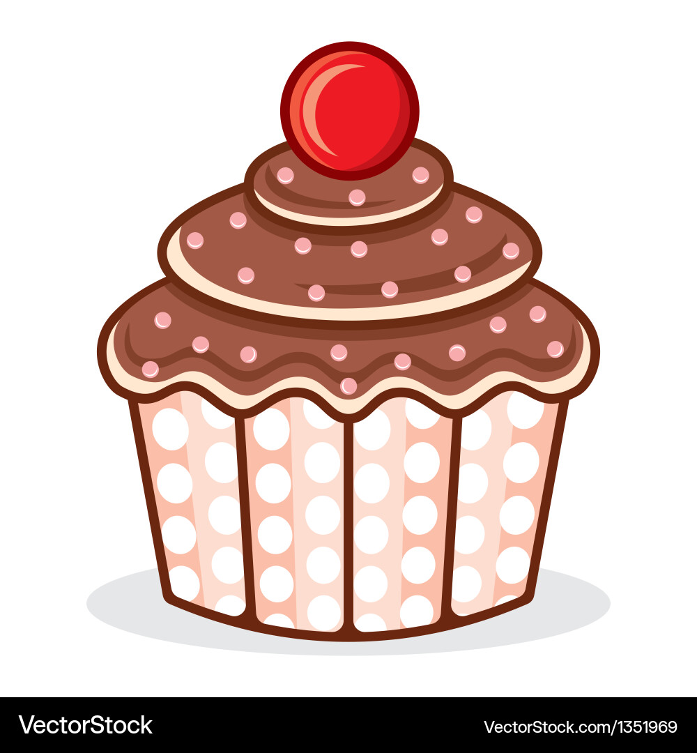 Cupcake Royalty Free Vector Image - VectorStock