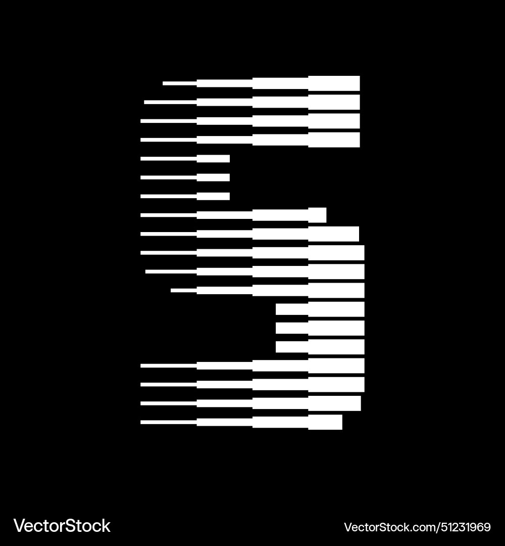 S letter lines logo icon Royalty Free Vector Image