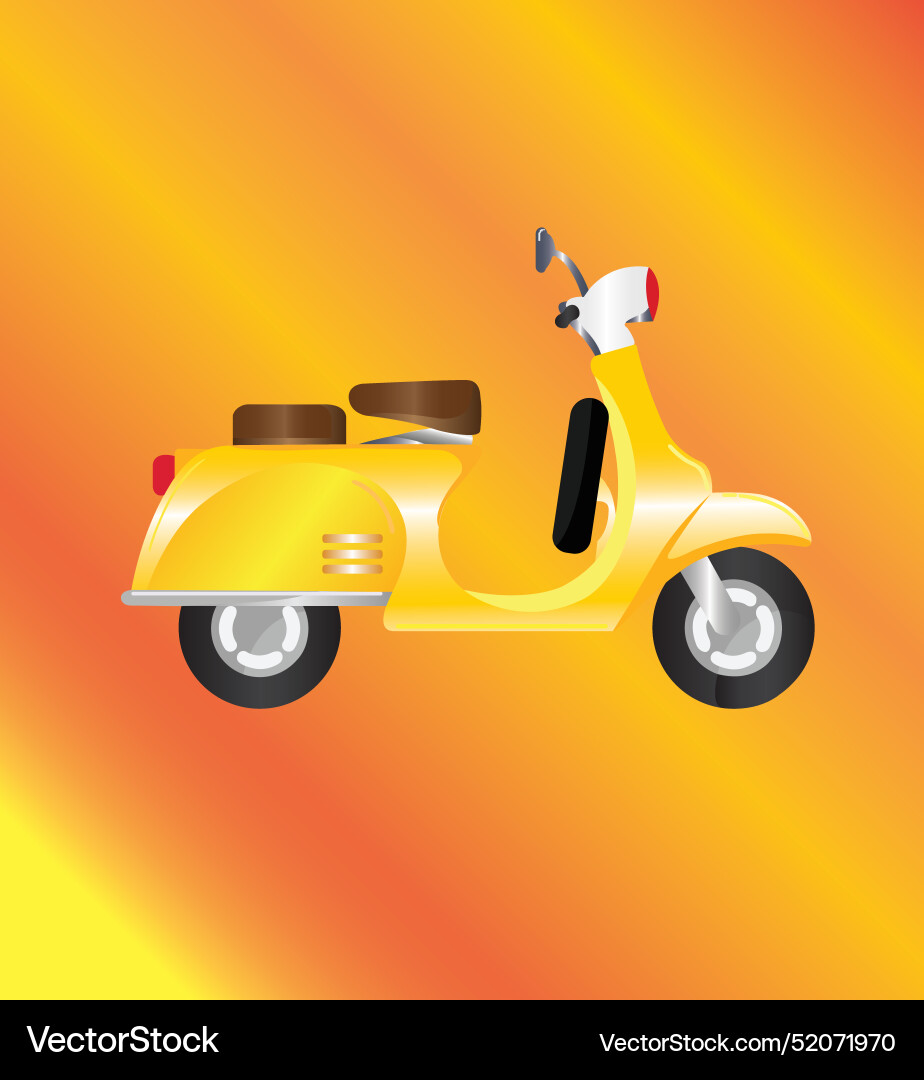 Scooter Royalty Free Vector Image - VectorStock