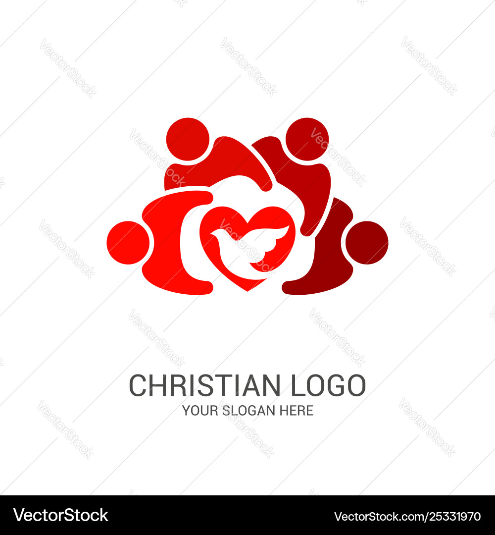 Unity believers in jesus christ Royalty Free Vector Image