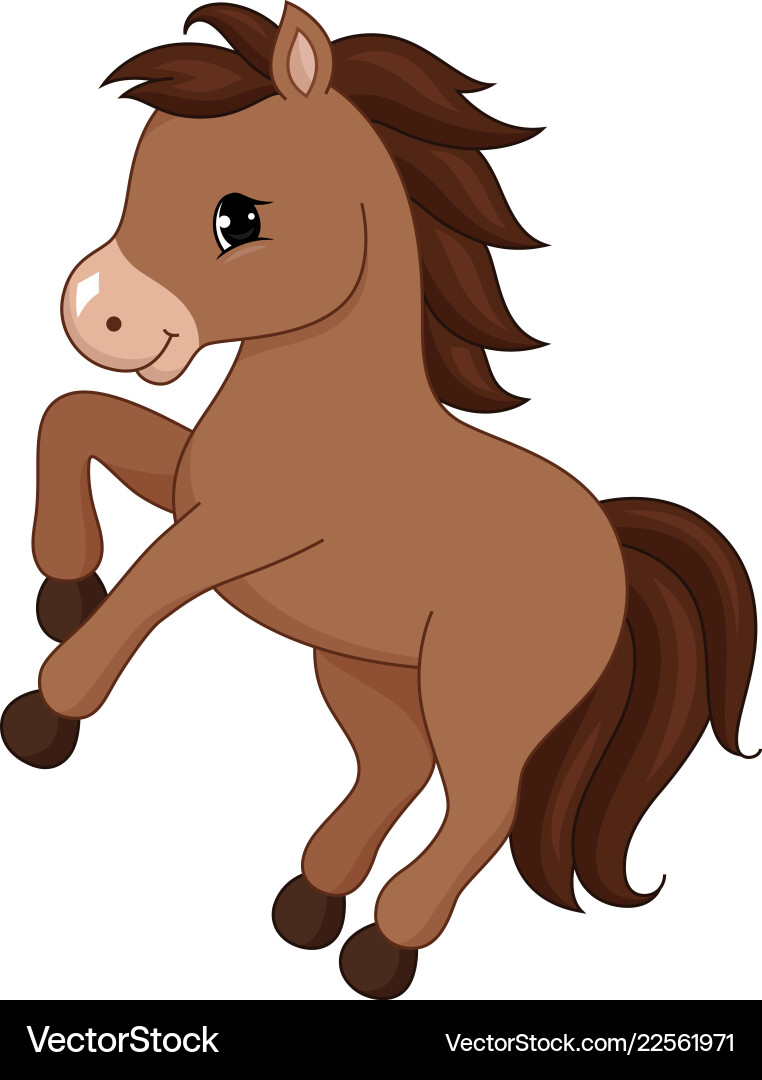 Adorable cartoon horse character Royalty Free Vector Image Adorable cartoon horse character Royalty Free Vector Image