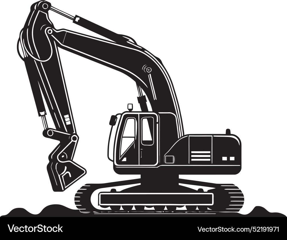 Excavator restoration bringing vintage machines Vector Image