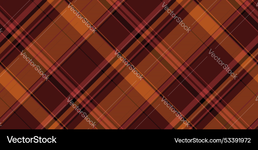 Adorable check plaid fabric traditional seamless Vector Image