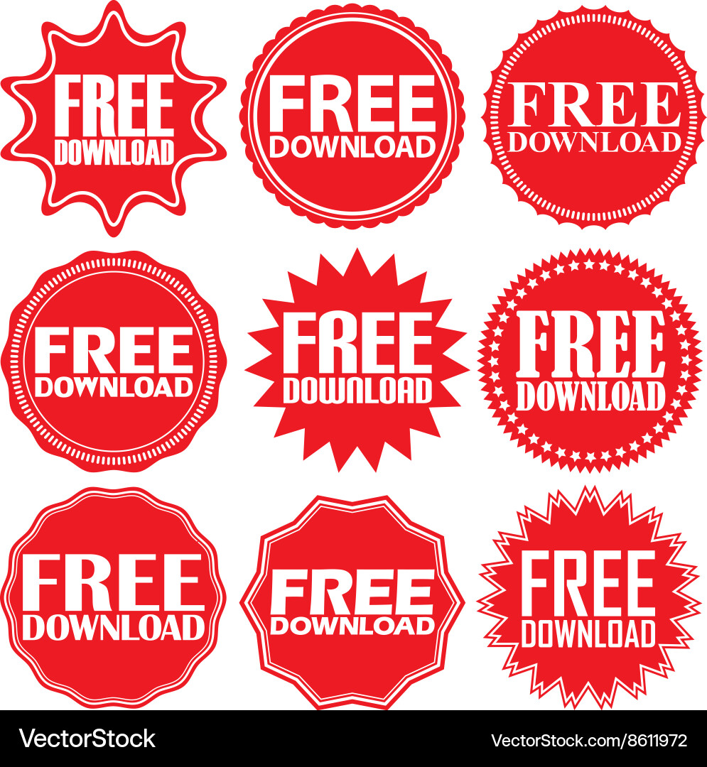 Kostenlose Download rote Label Zeichen Lizenzfreies Vektorbild