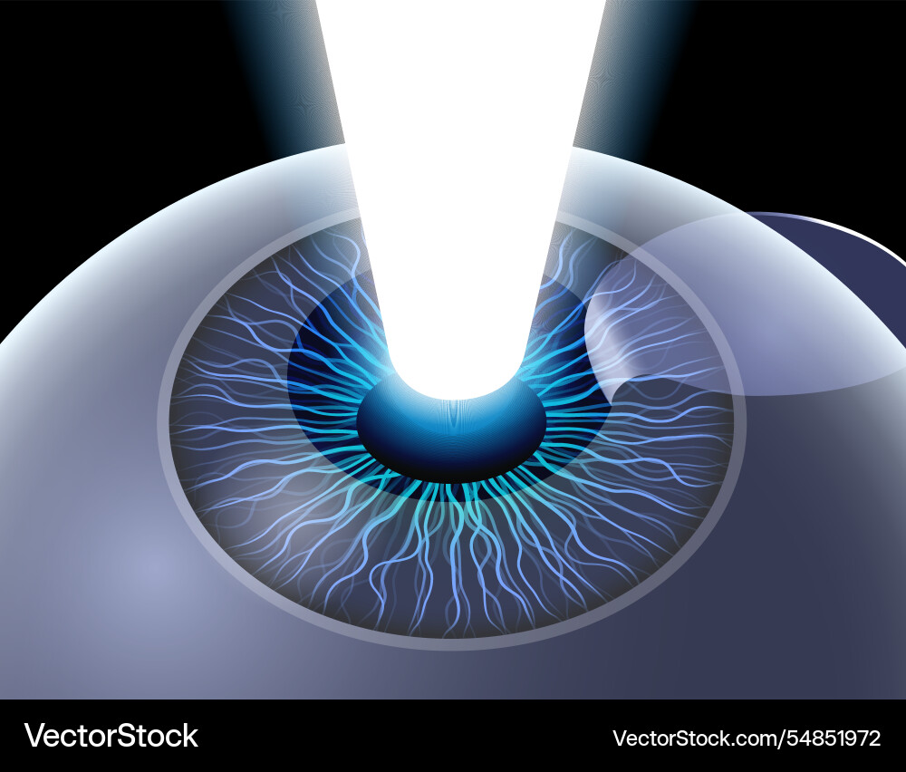 Lasik eye surgery Royalty Free Vector Image - VectorStock