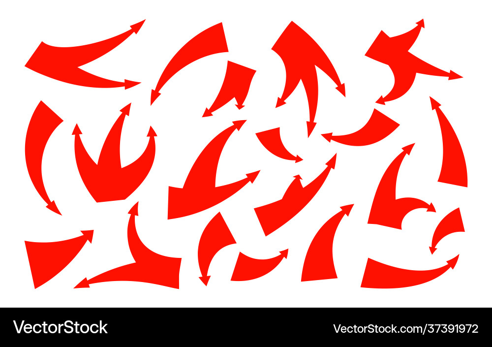 Roter Angriff Pfeil Symbol historische Retro-Karte