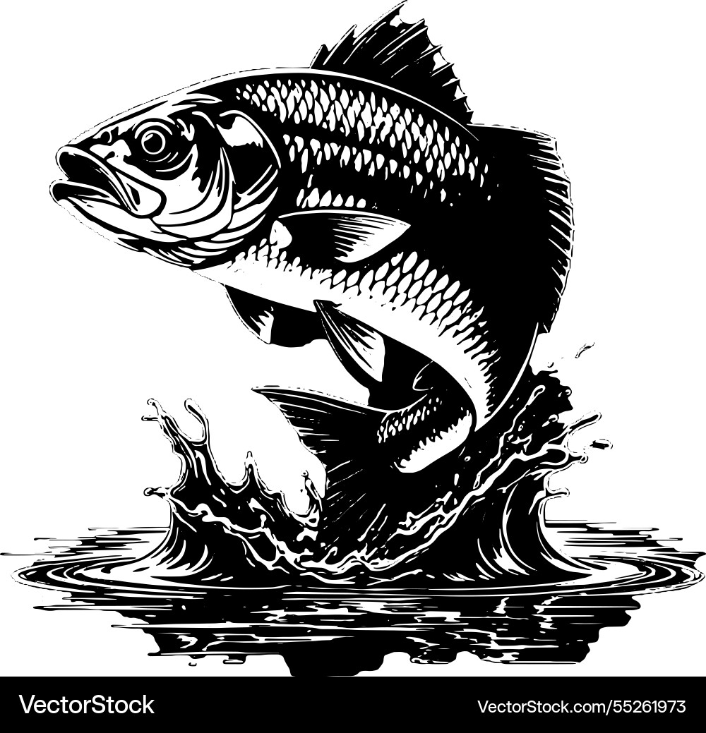 A fish that has the word koi Royalty Free Vector Image