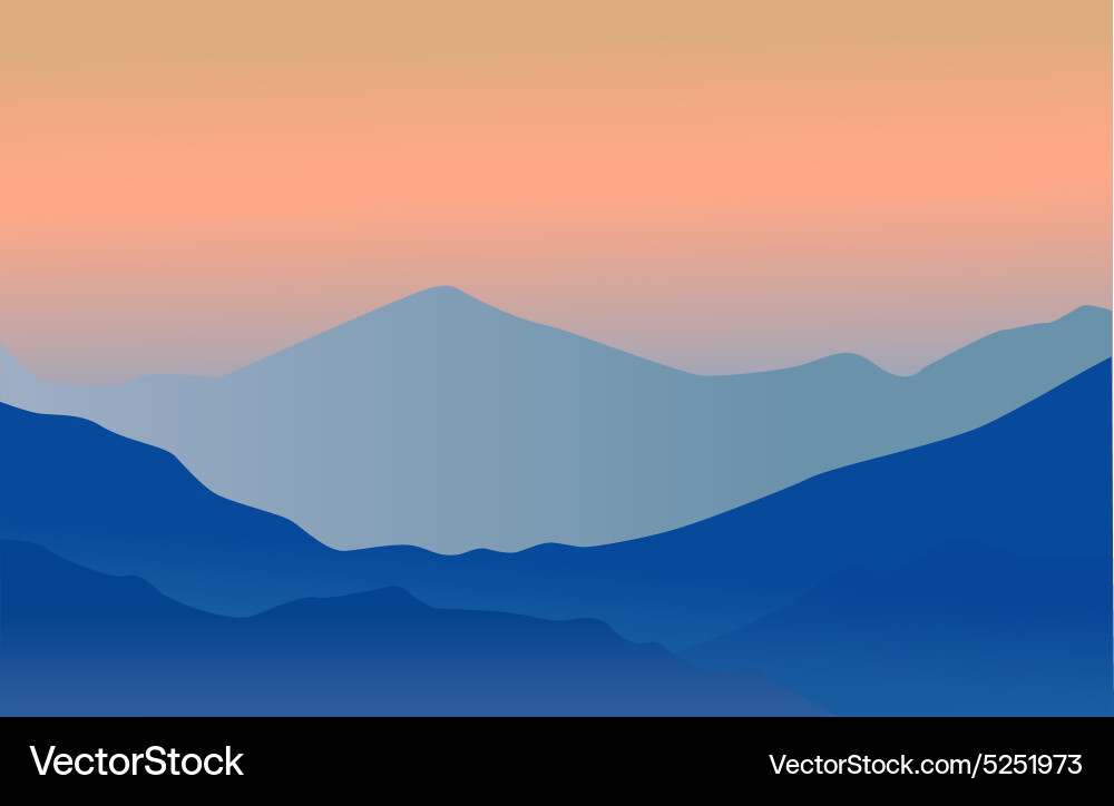 Mountains background Royalty Free Vector Image