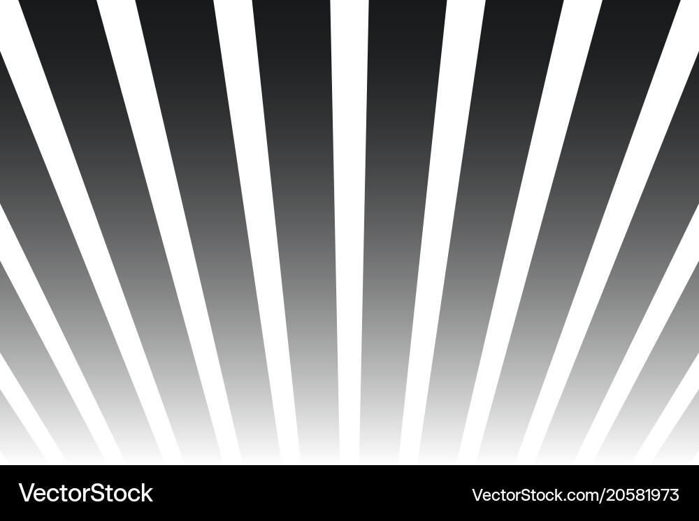Shiny abstract background black and white striped Vector Image