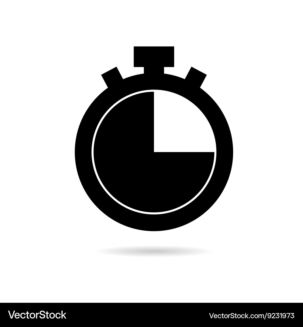 Stopwatch timer Royalty Free Vector Image - VectorStock