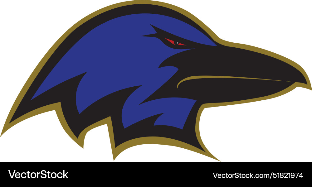 Ravens logo Royalty Free Vector Image - VectorStock