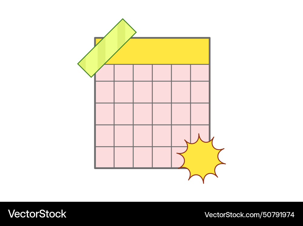 Sticky notes sticker set Royalty Free Vector Image