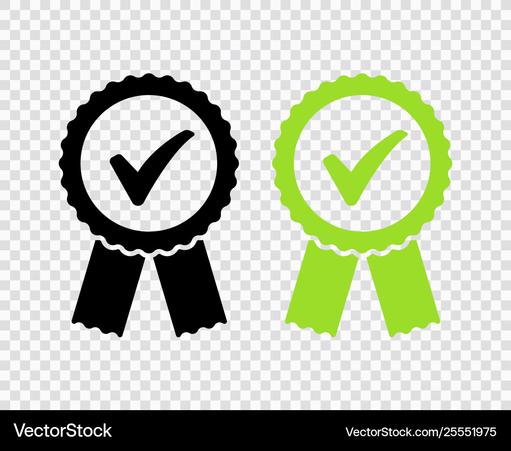 Quality Check Icon Check Mark Quality Shield Icon Linear Design Vector