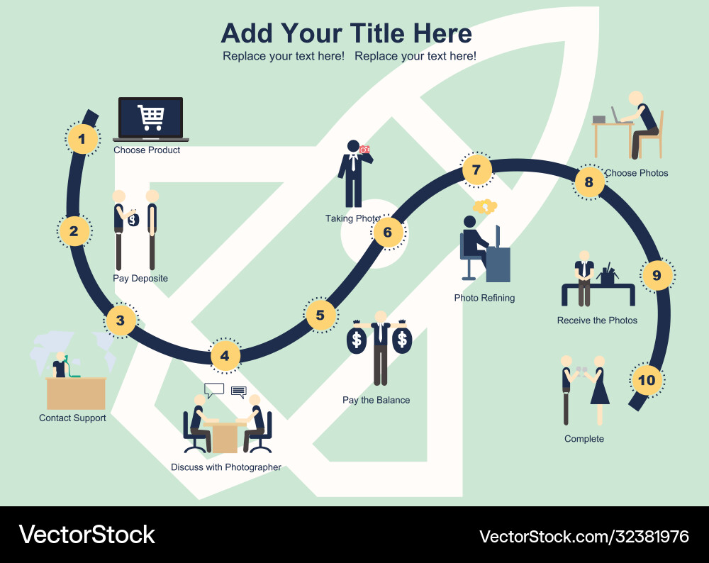Workflow diagram 11 Royalty Free Vector Image - VectorStock