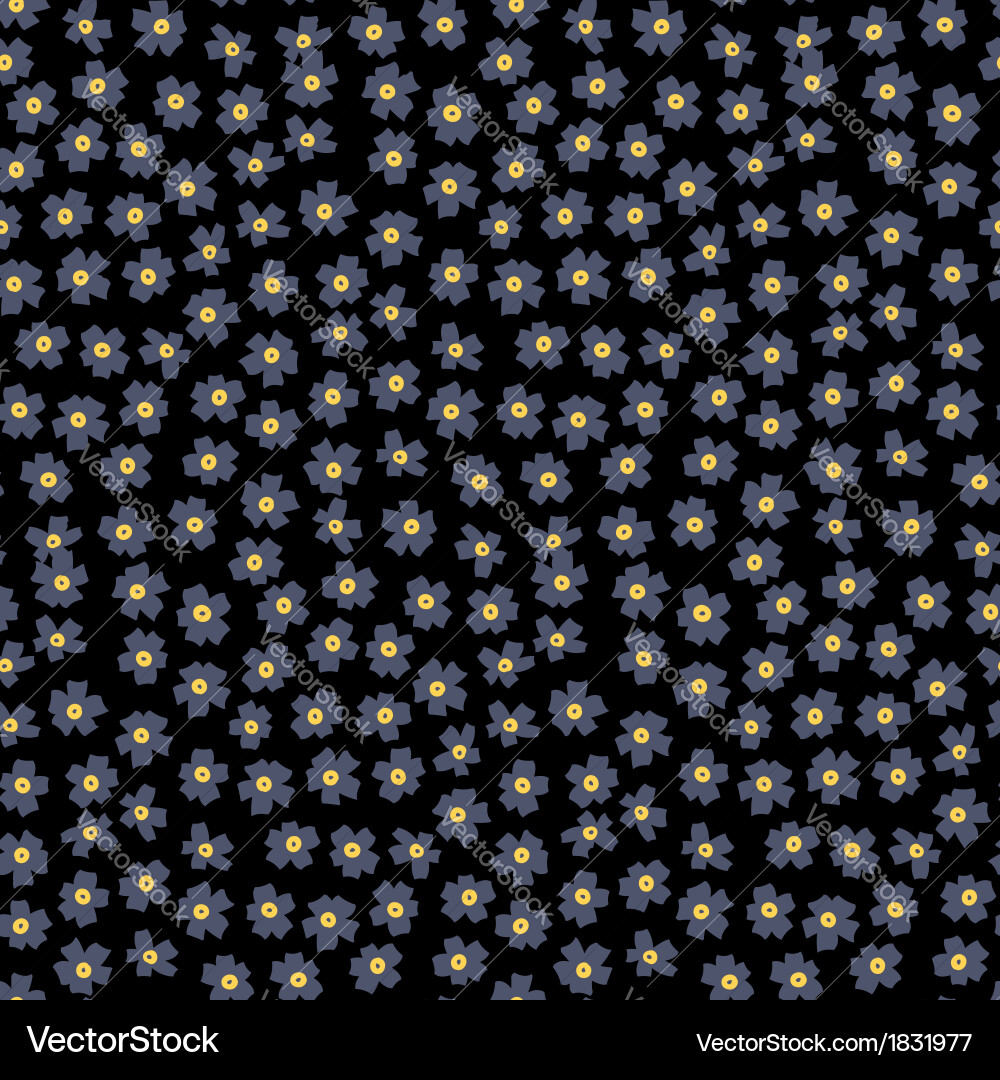 Ditsy Floral Pattern Royalty Free Vector Image