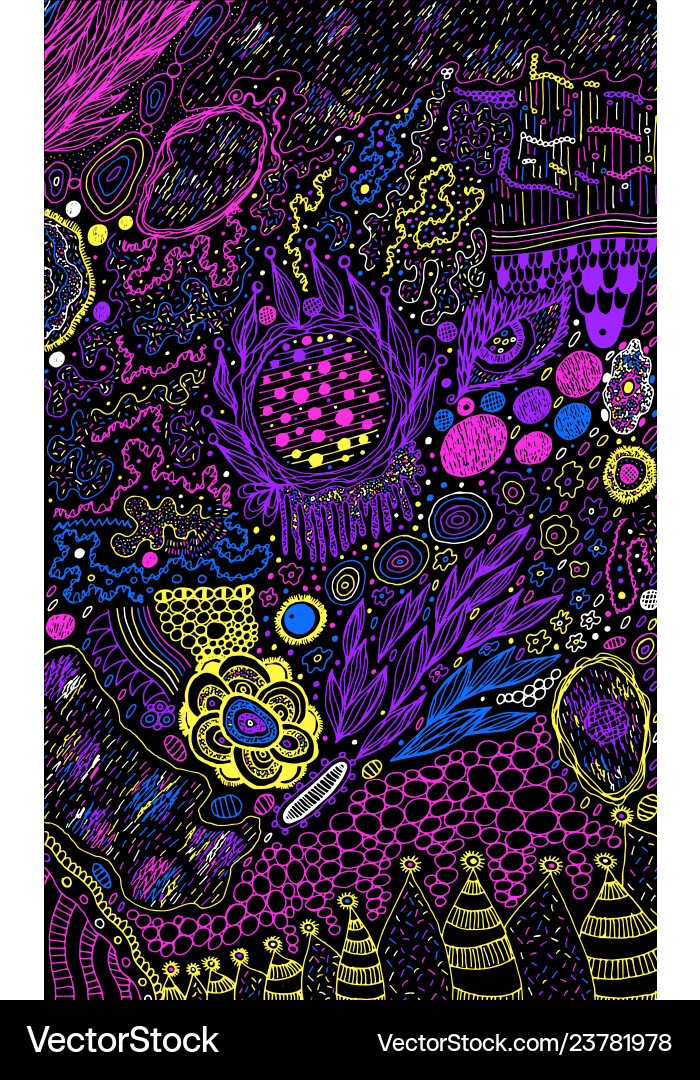 Psychedelic Sky Vector