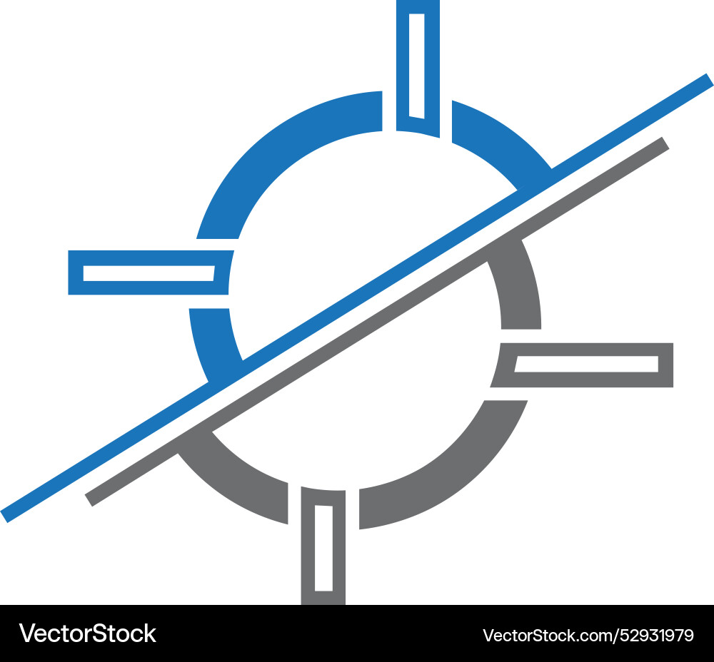 Crime logo design template Royalty Free Vector Image