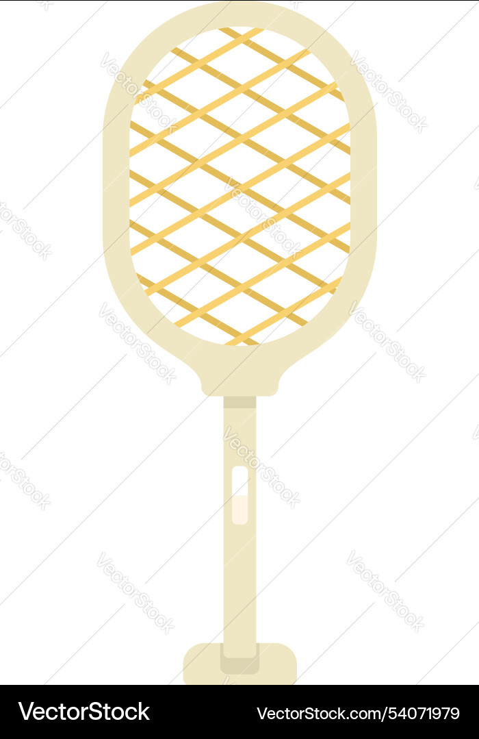 Electric fly swatter is standing on a white Vector Image