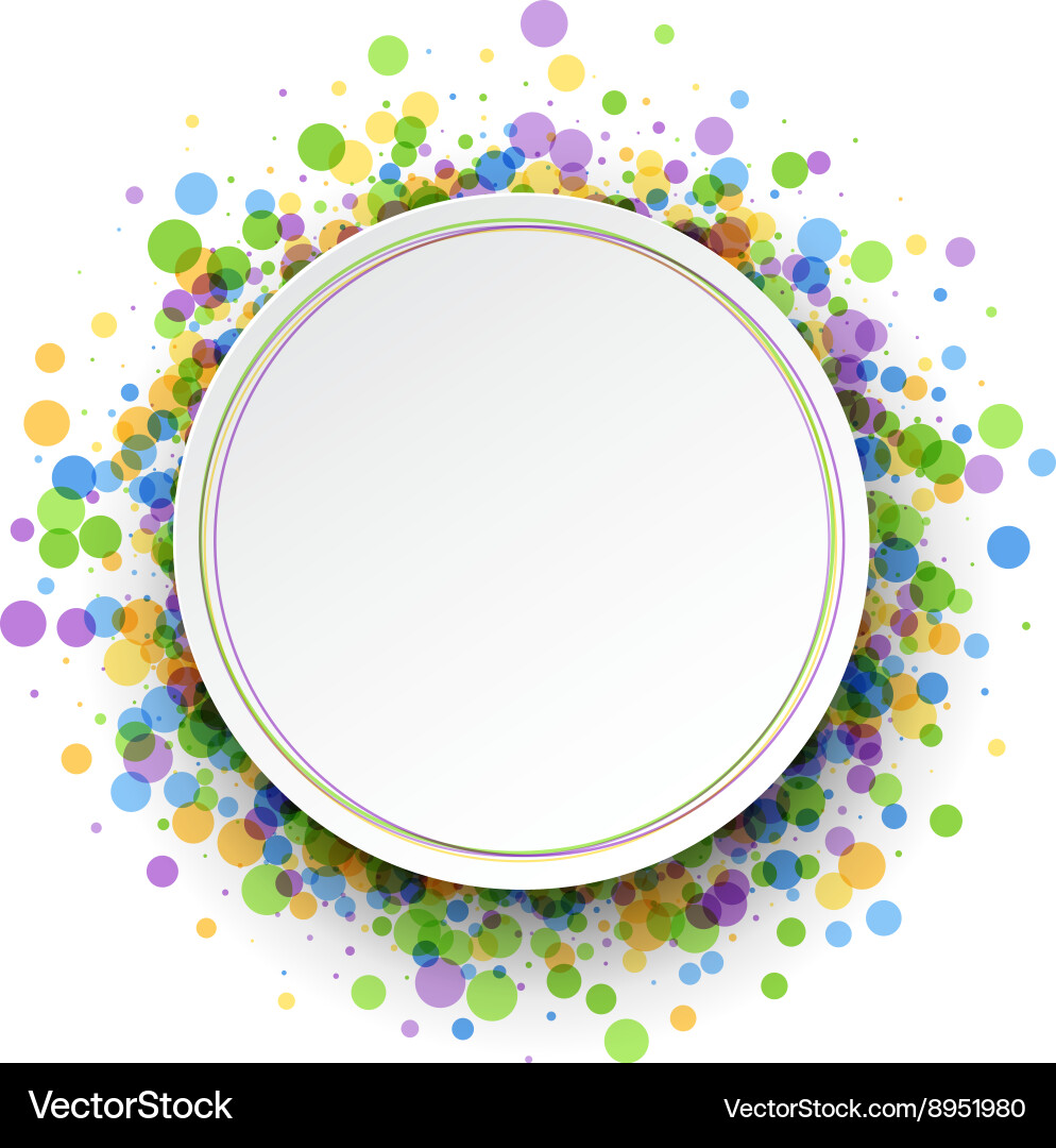 Round color background Royalty Free Vector Image