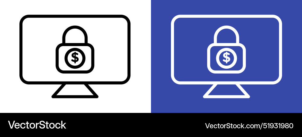 Safe transfer icon logo set Royalty Free Vector Image
