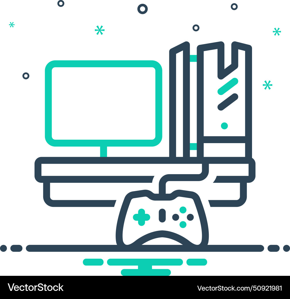 Pc game Royalty Free Vector Image - VectorStock