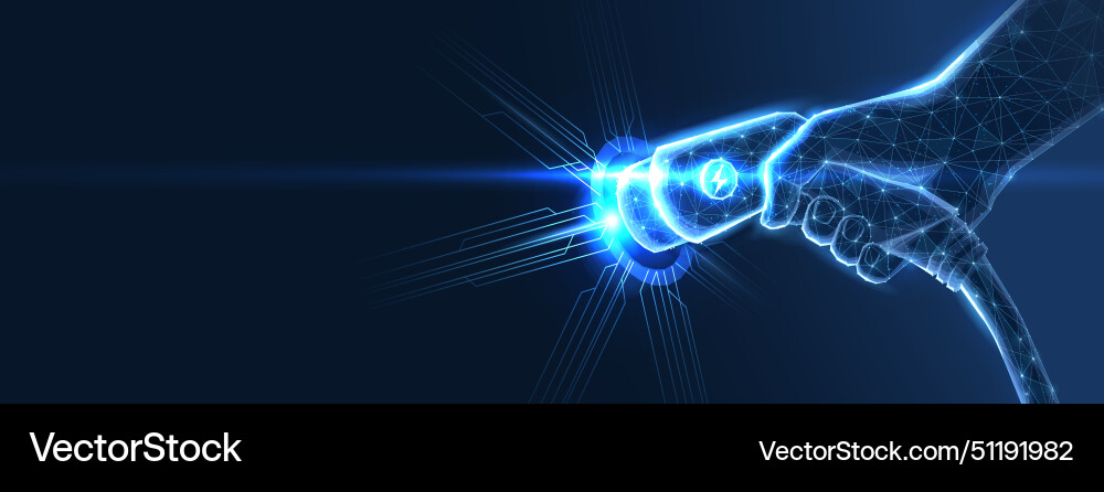 Ev charging electric car charger battery Vector Image