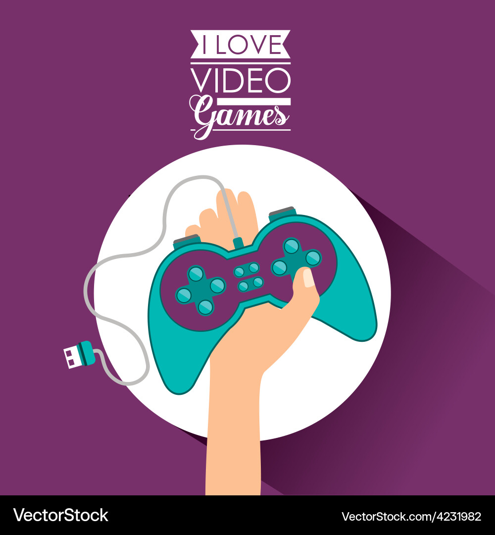 Video games design Royalty Free Vector Image - VectorStock
