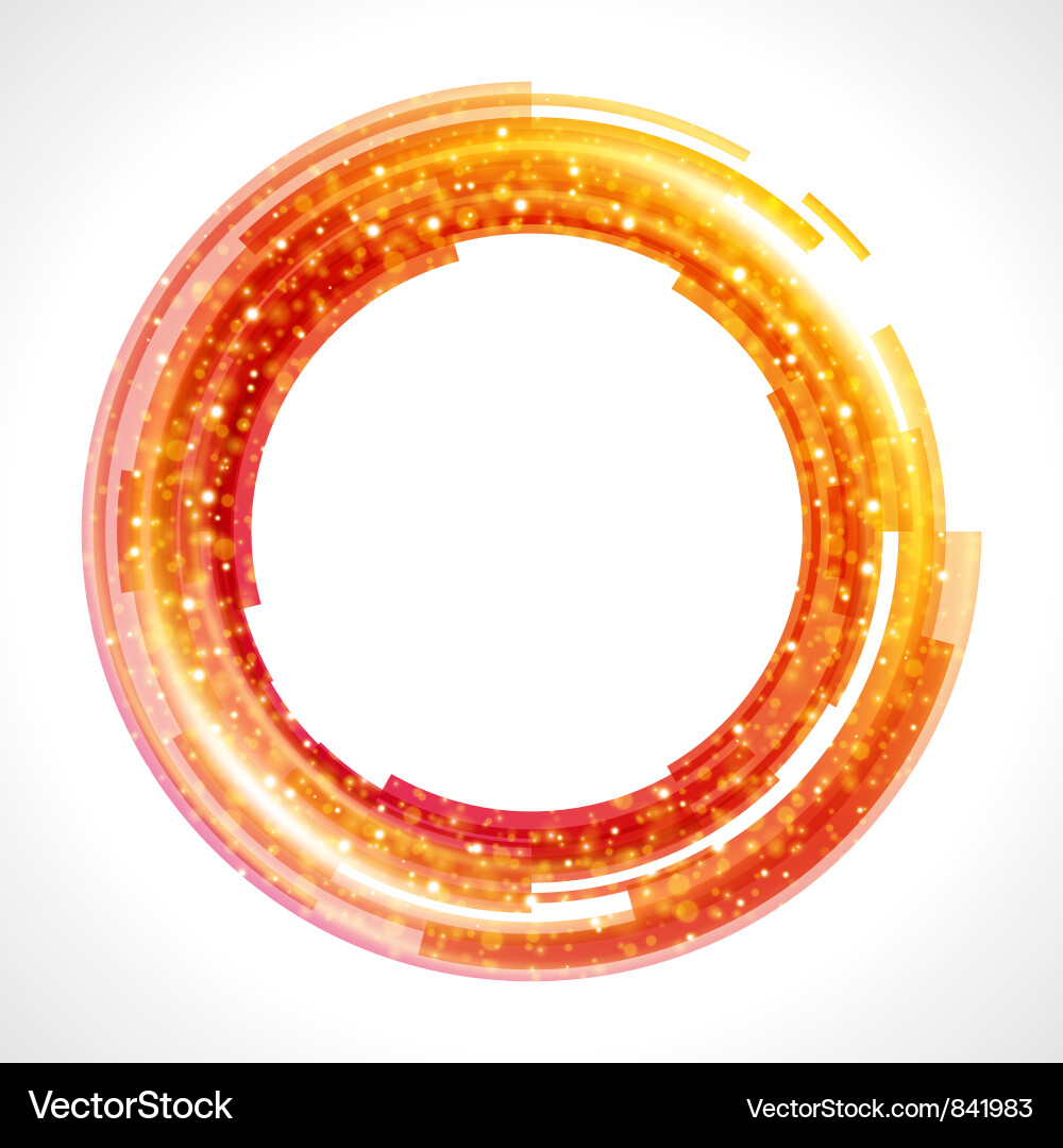 Abstract digital ring Royalty Free Vector Image