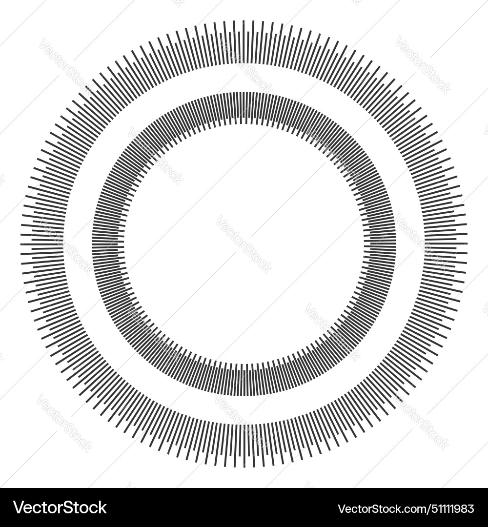 Circular radial pattern Royalty Free Vector Image