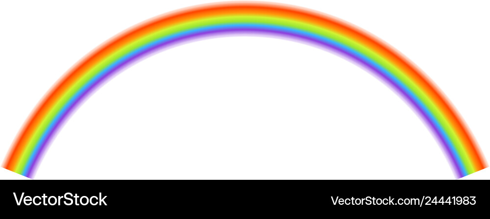 Colorful rainbow icon Royalty Free Vector Image