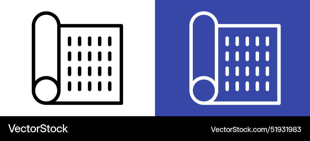 Sandpaper icon ideal for construction and home Vector Image