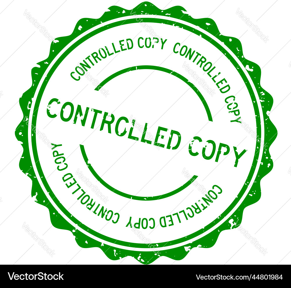 Controlled Copy Stamp Vector Images (over 190)