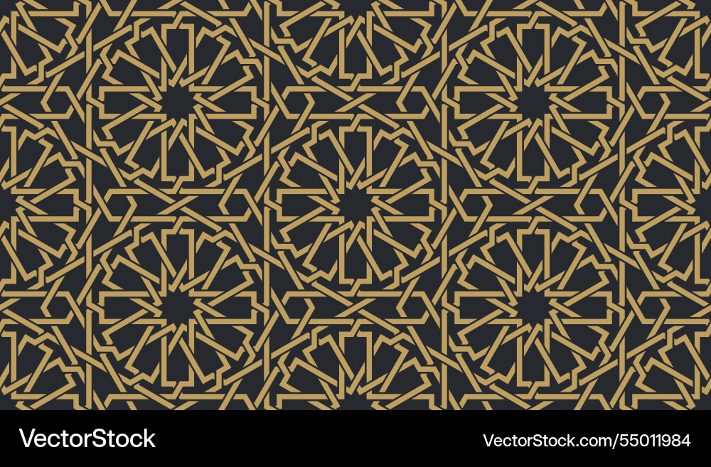 Seamless geometric pattern in authentic arabian Vector Image