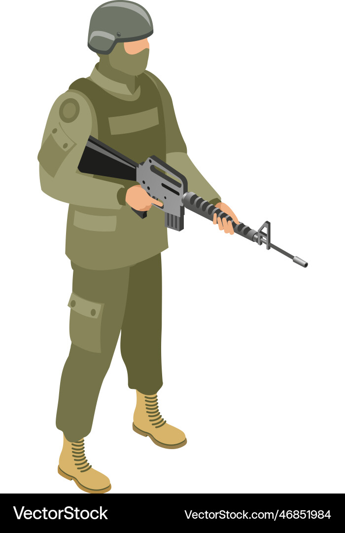 Special forces soldier Royalty Free Vector Image