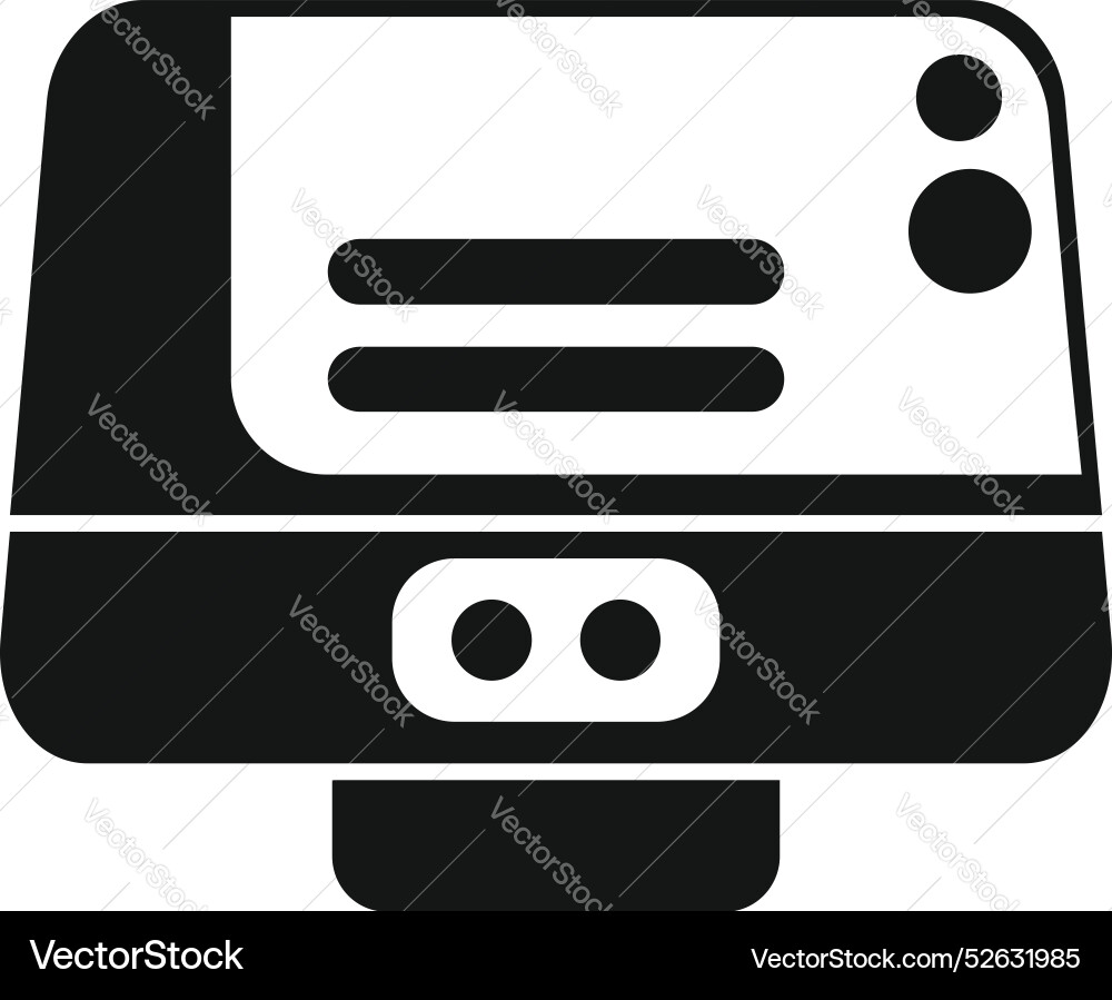 Modern smart home control panel managing Vector Image