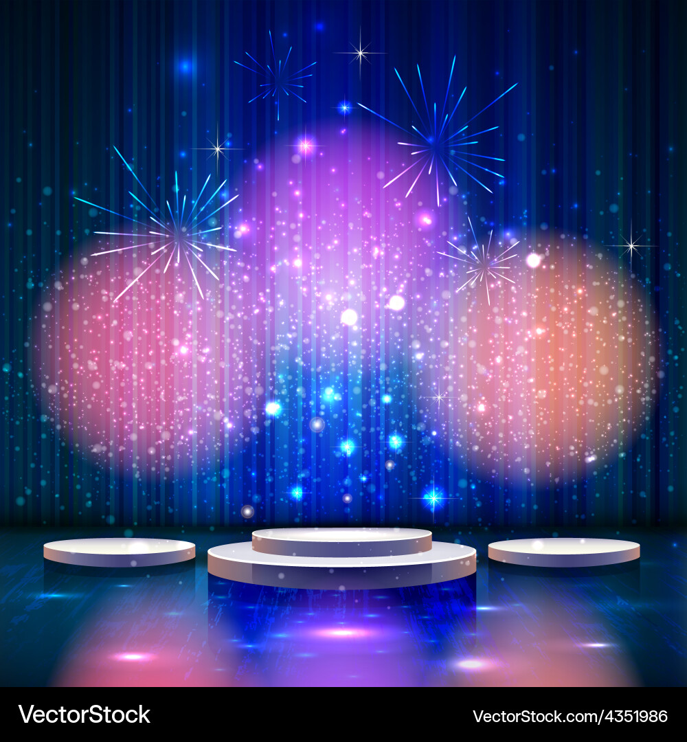 Blue scene Royalty Free Vector Image - VectorStock