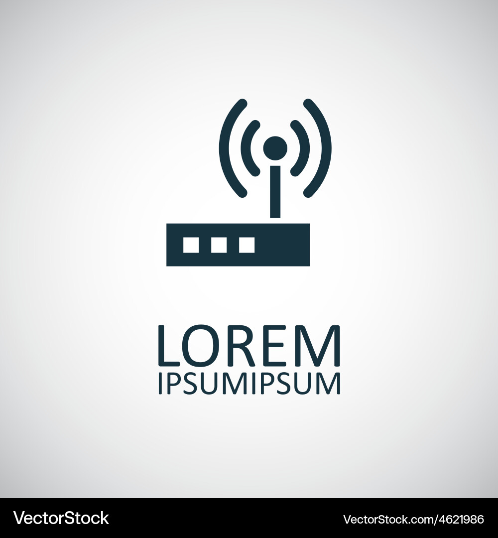 Modem icon Royalty Free Vector Image - VectorStock