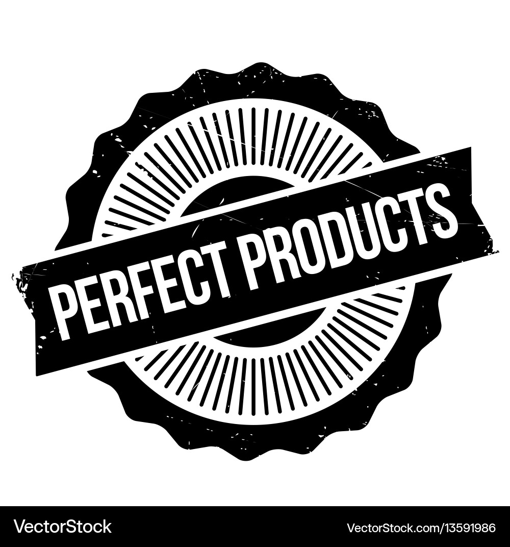 Perfect products rubber stamp Royalty Free Vector Image