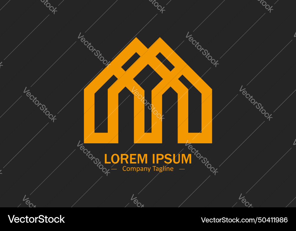 Professional elegant trendy awesome artistic mm Vector Image