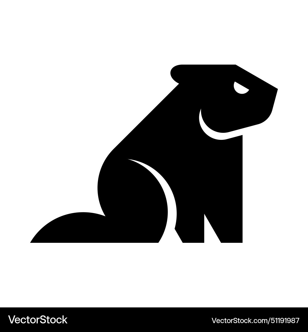 Beaver logo Royalty Free Vector Image - VectorStock