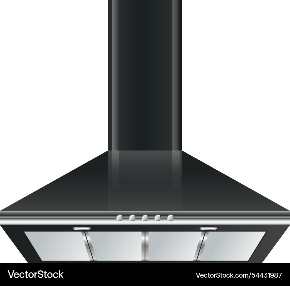 Kitchen hood cartoon appliance cooking filter Vector Image