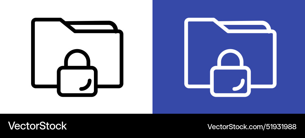 Confidential file icon highlighting secret Vector Image