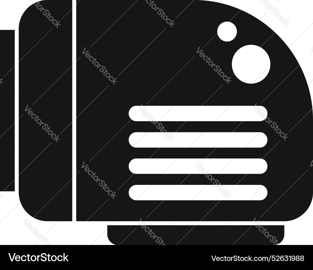 Electric generator providing power during Vector Image