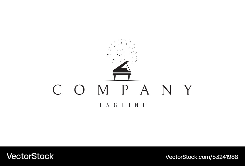 Abstract Piano Logo Abstract, Business, Cartoon, Keys, Logo, Music,