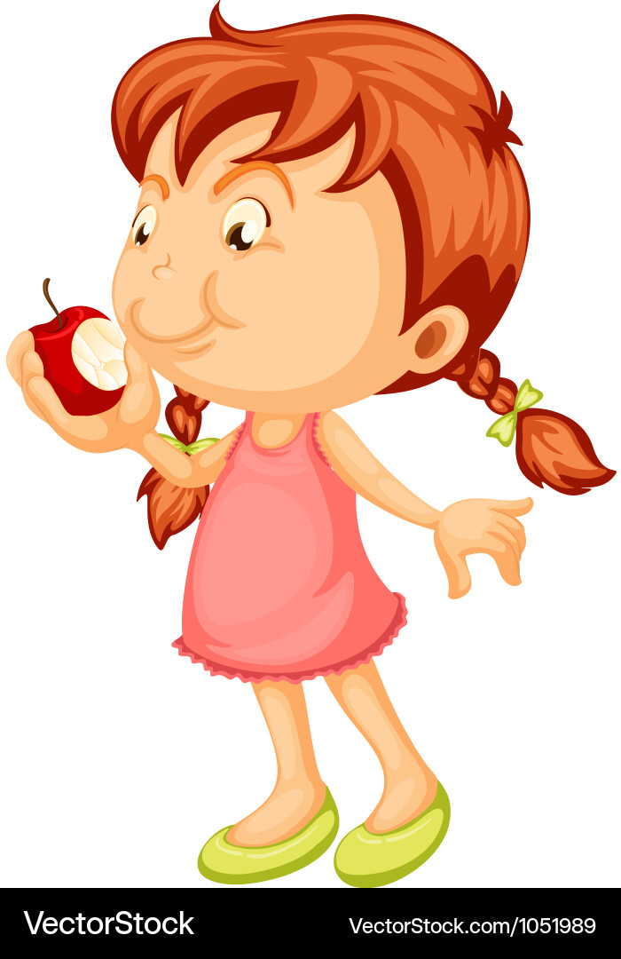 A girl Royalty Free Vector Image - VectorStock