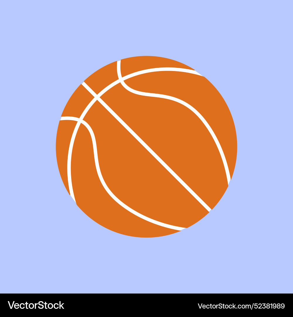 Basketball sports icon Royalty Free Vector Image